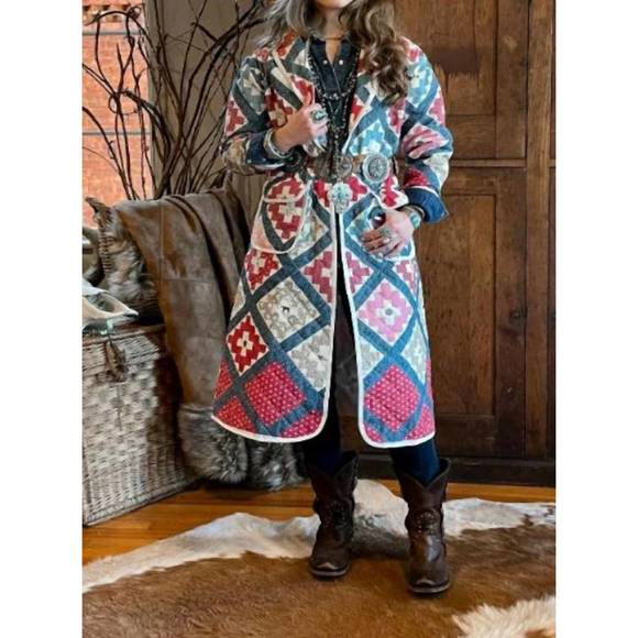 Tasha Polizzi | Jackets & Coats | New Tasha Polizzi Patchwork Coat In ...
